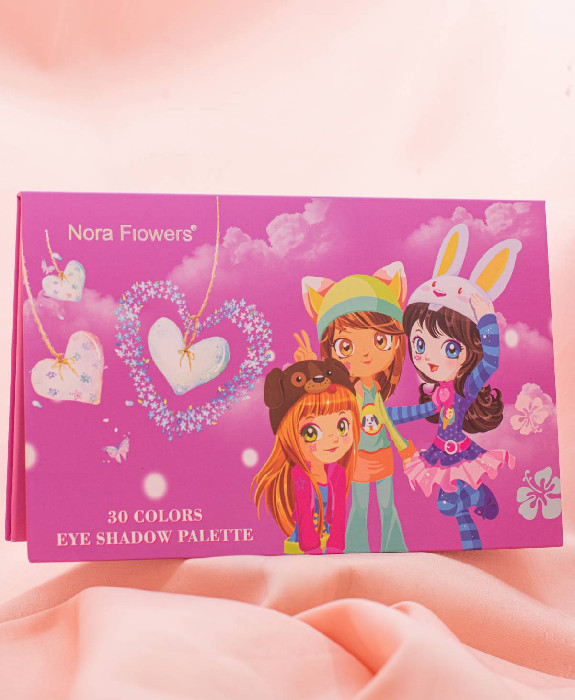 PALETA DE SOMBRAS NORA FLOWERS GIRLS LOVE 30 COLORS :: VARIEDADES JULIAN